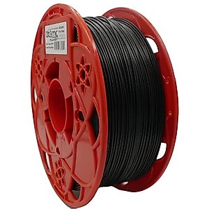 Atomic Filament Extreme Black 3D Printer Carbon Fiber PETG PRO Filament 1.75 mm | Dimensional Accuracy 99% Probability +/- 0.02mm | 3D Printer Accessories | Fit Most FDM Printer | 1kg - 2.2lbs