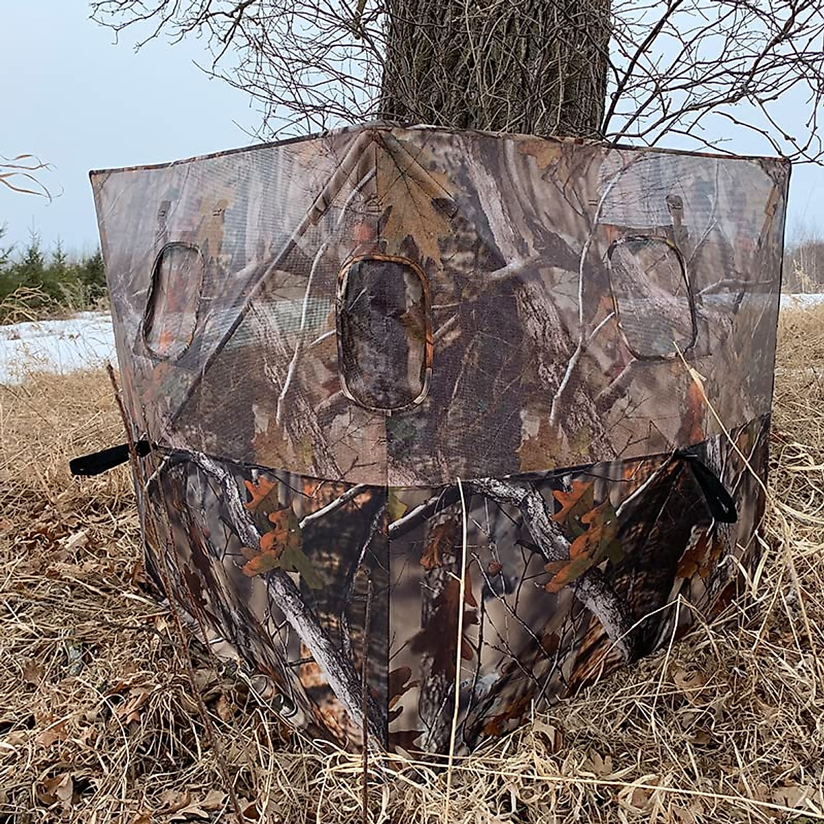 VENATIC Cloak Lite, Portable Quick Setup Lightweight Camouflage Pop Up 2-Sided Ground Hunting Blind