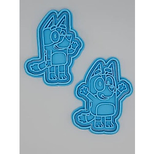 3D Printed Bluey & Bingo Cookie Cutters & Stamps