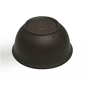 YXHUPOT Teacup 4pcs Chinese Clay Genuine Black Heijingang Gongfu Tea Cups Little Mini (black)