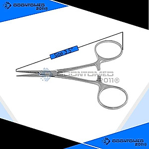 Mosquito Hemostat Locking Forceps 3.5 Inches, Straight Stainless Steel - Multipurpose Ideal Hemostats for Nurses, Fishing Forceps, Crafts and Hobby