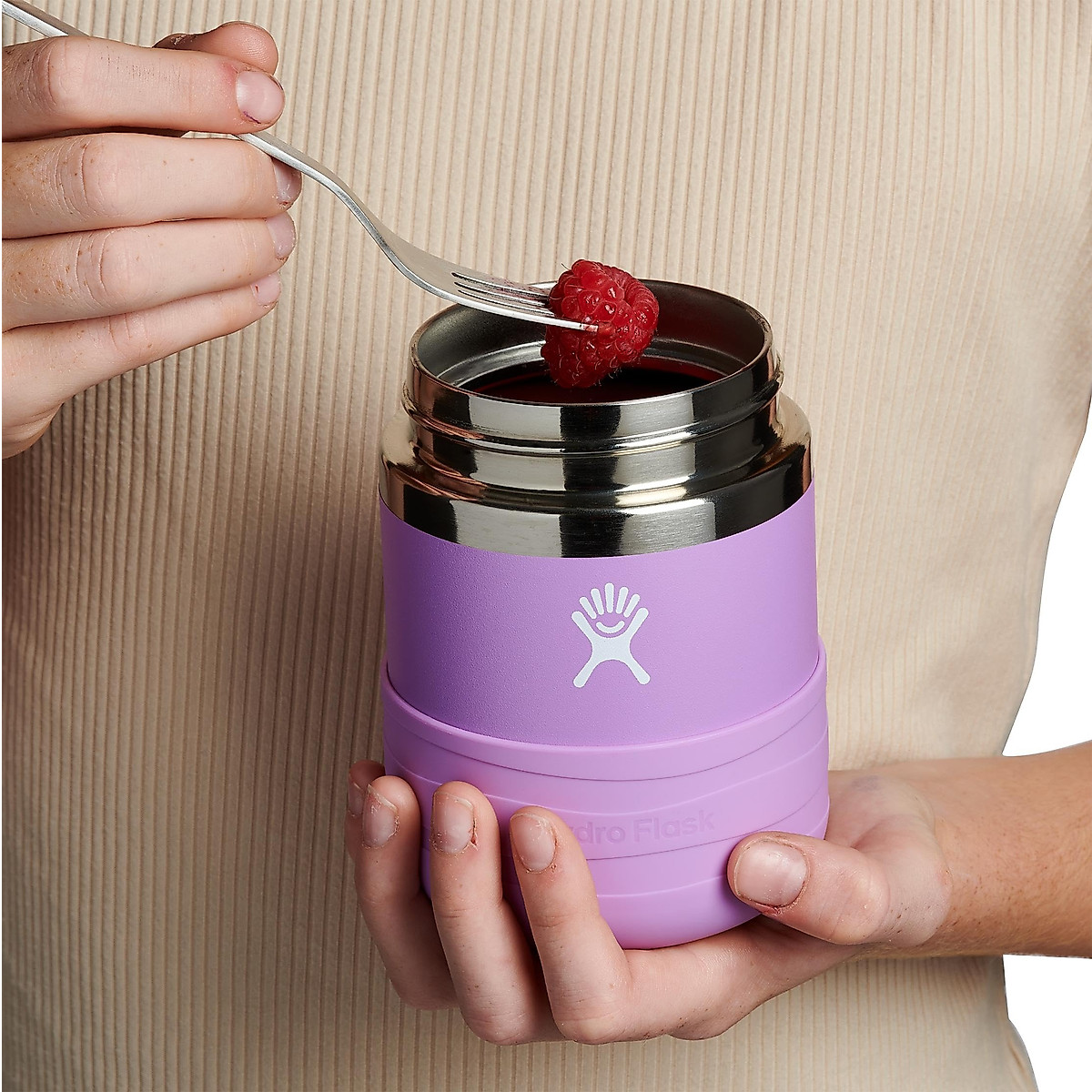 Hydro Flask 12 Oz Kids Insulated Food Jar and Boot Anemone