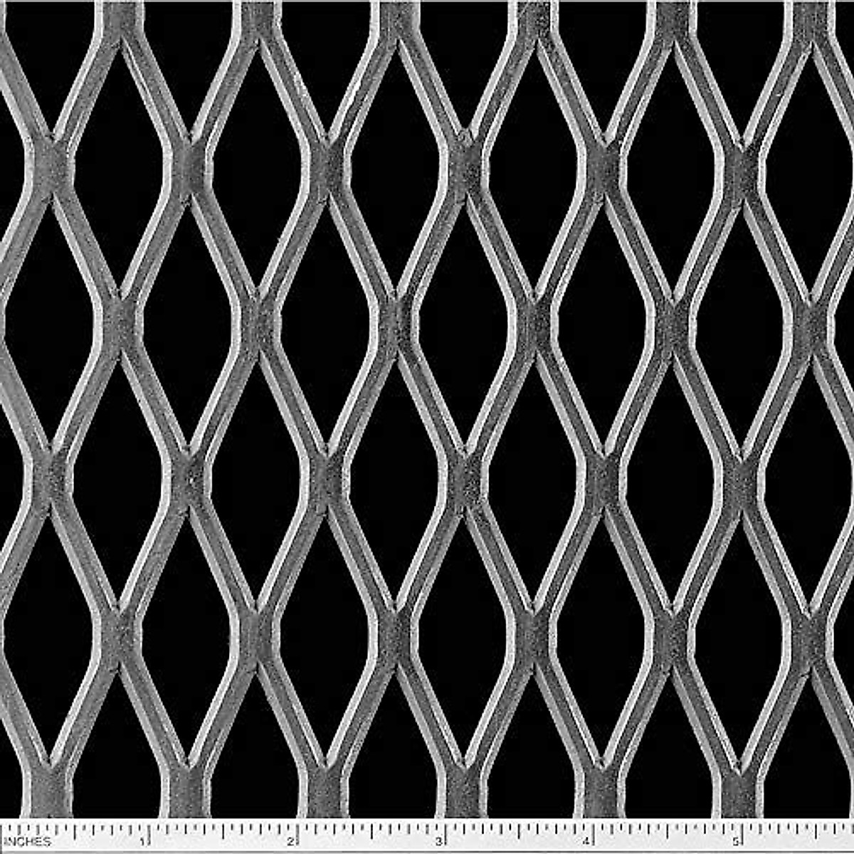 Steel Expanded Metal Sheet Flattened (3/4#9) .120" x 24" x 48" with 2pc Stainless Steel BBQ Skewers