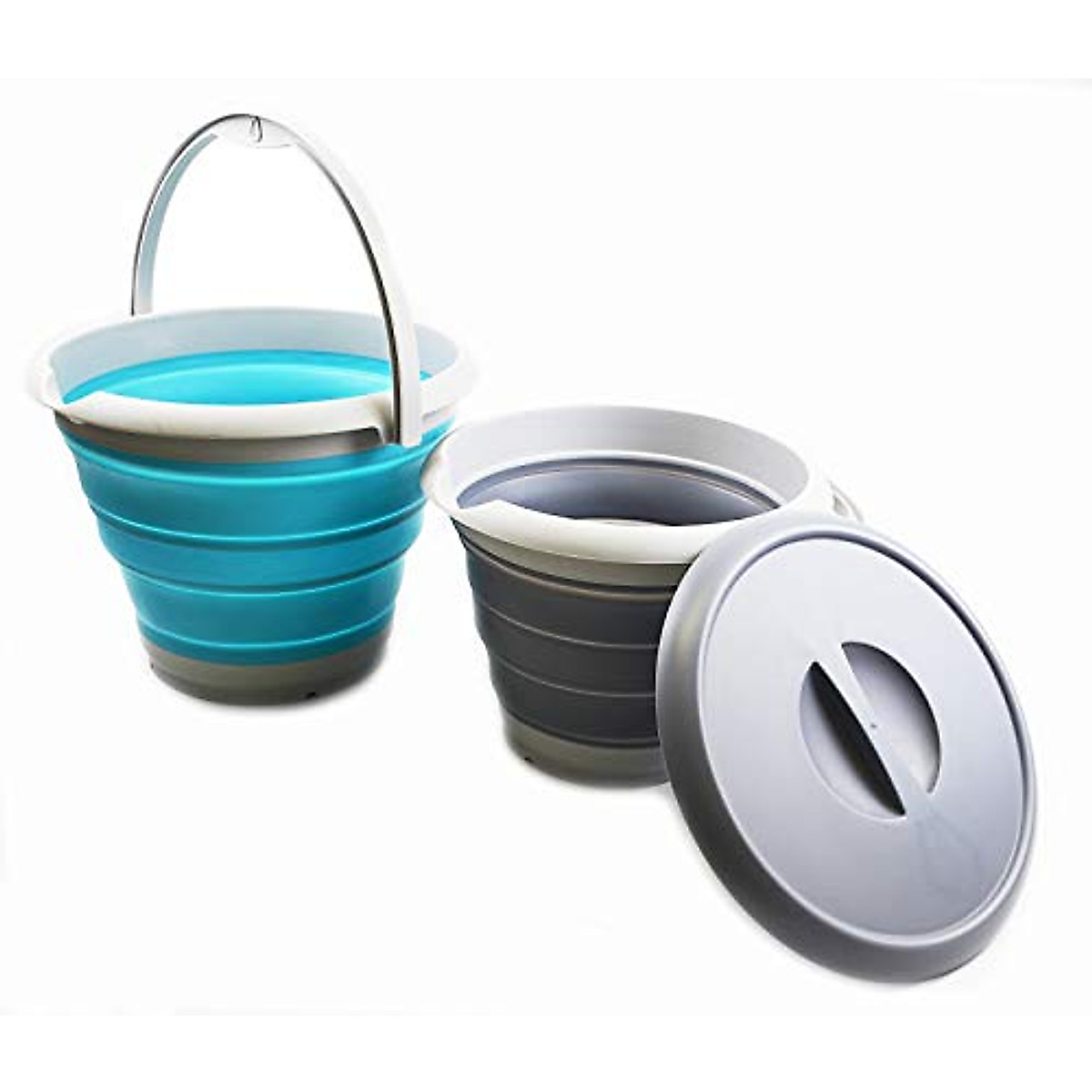 SAMMART Collapsible Bucket Set (5L + 10L)