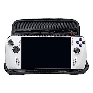 Voikoli Protective Eva Hard Shell Case Compatible with ASUS ROG Ally 7" 120Hz Gaming Handheld,Shockproof,Stylish and Durable (Black -a)
