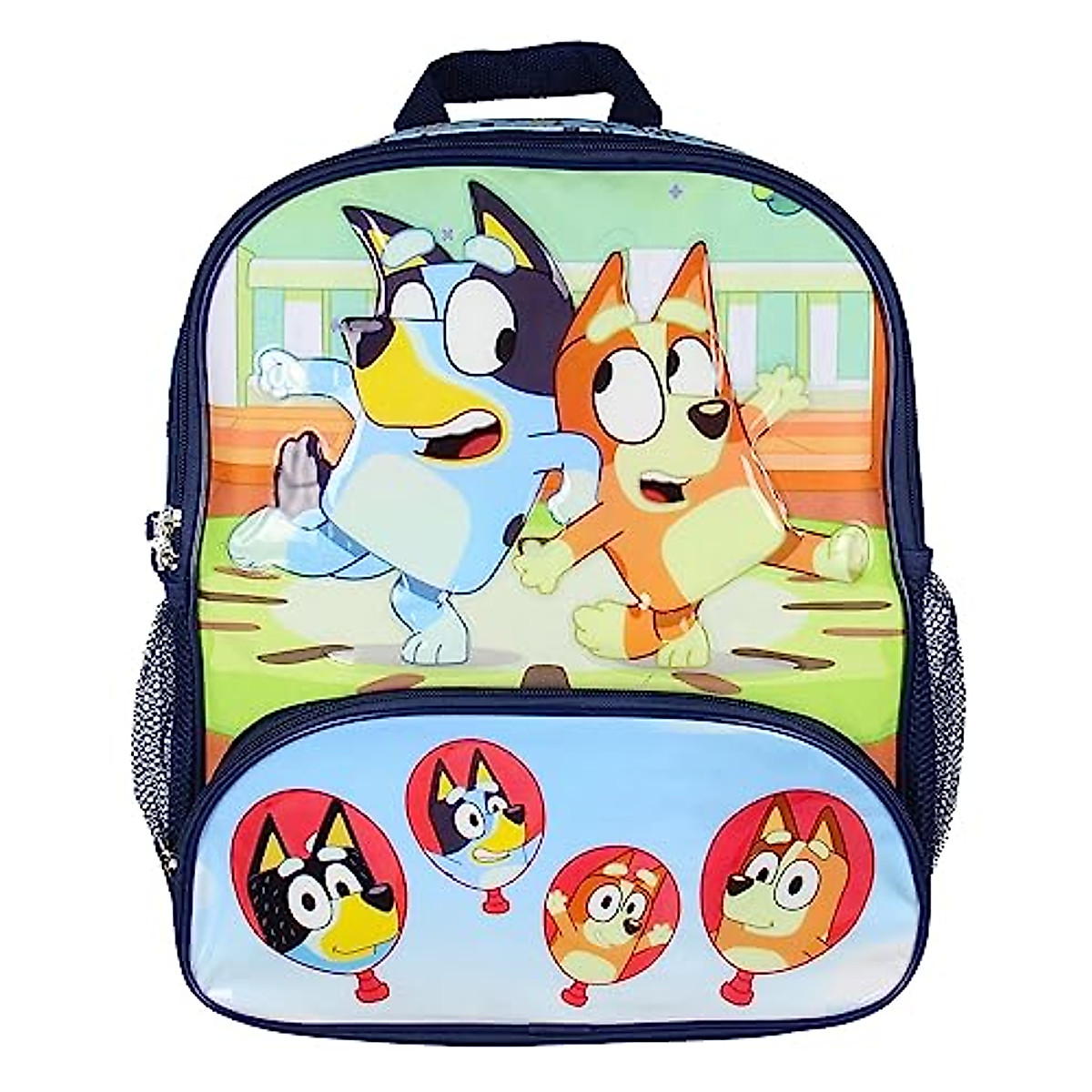 AI ACCESSORY INNOVATIONS Bluey 14" Kids School Travel Backpack Bag For Toys w/Raised Character Designs