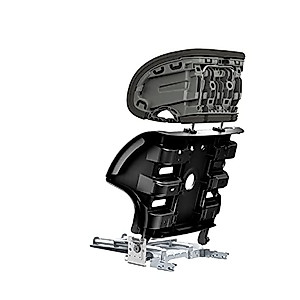 Clek Oobr High Back Booster Seat with Adjustable Headrest, Reclining Design, Latch System, and Retardant-Free Fabric, Mammoth