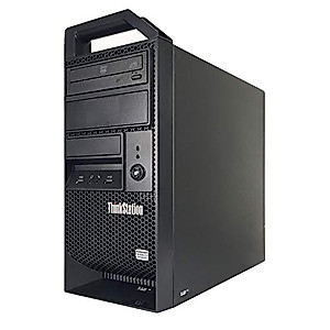 Lenovo ThinkStation E31 Tower PC, Intel Quad Core i5-3470 up to 3.6GHz, 16G DDR3, 240G SSD + 1T, DVD, WiFi, BT 4.0, Windows 10 64 Bit-Multi-Language Supports English/Spanish/French(Renewed)