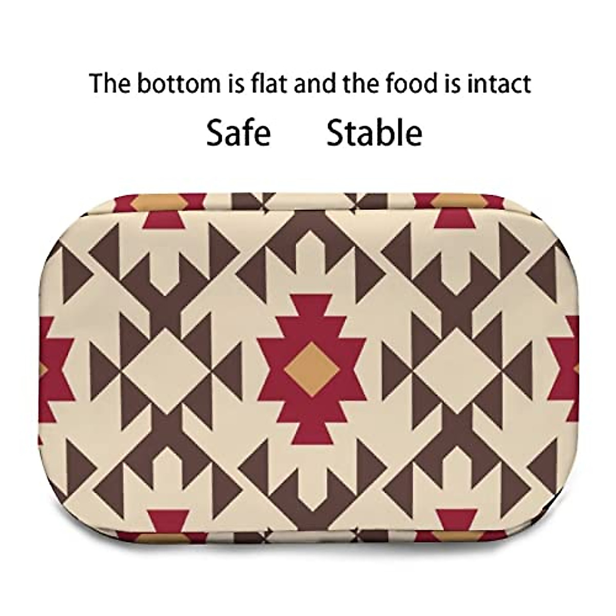 Tribal Southwestern Printed Lunch Box Tote Bag with Handles and Shoulder Strap for Men Women Work Picnic