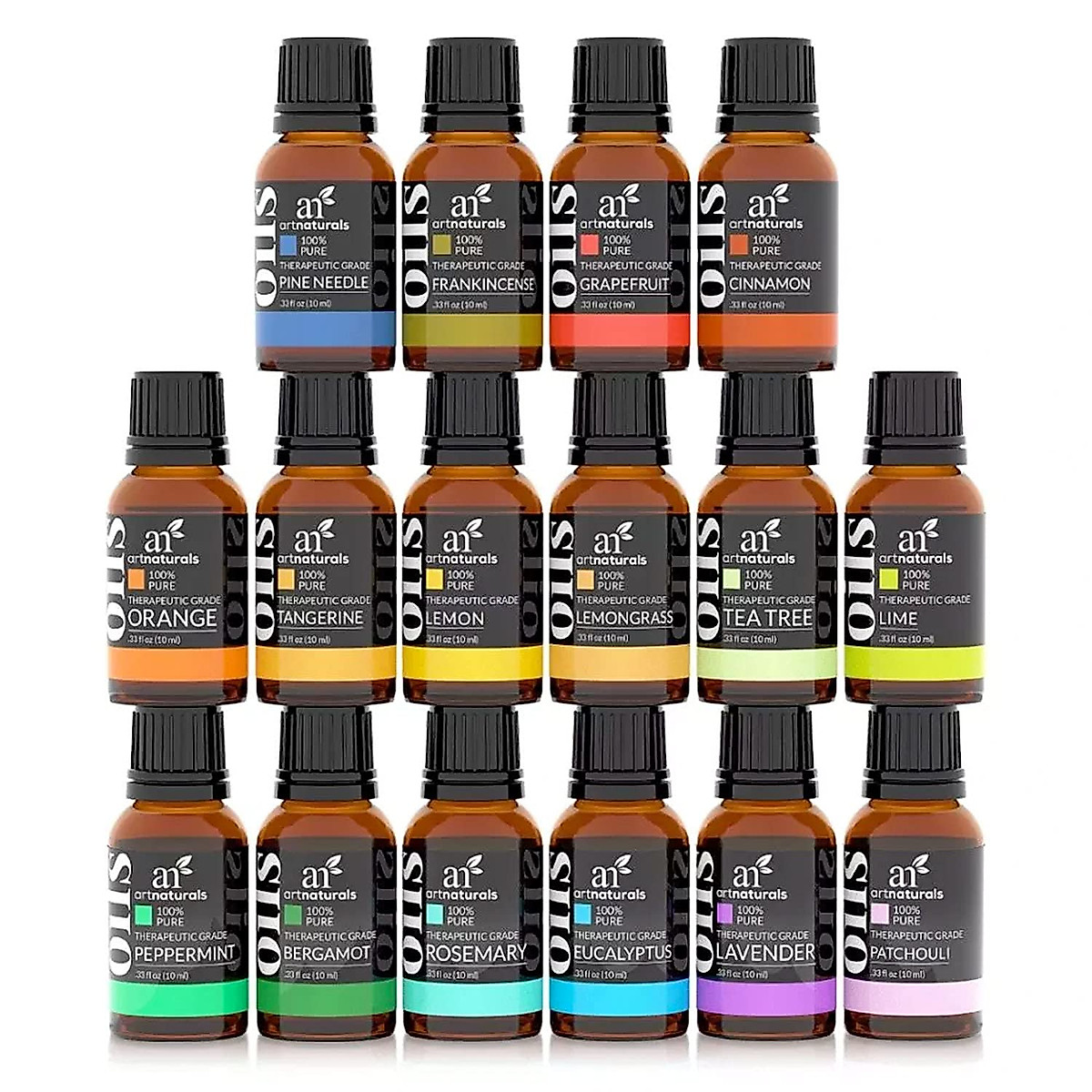 artnaturals Sound Machine Diffuser & Essential Oil Set - (300ml Tank & Top 16 Set) - 6 Calming Natural Sounds - Aromatherapy and White Noise for Relaxation and Sleeping - Baby, Kids, and Adults