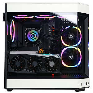 CyberpowerPC Gamer Supreme Liquid Cool Y60 Gaming PC, Intel Core i5-12600KF 3.7GHz, GeForce RTX 3060 12GB, 16GB DDR5, 1TB Gen 4 NVMe SSD, WiFi Ready & Win 11 Home (SLCY602300A), White