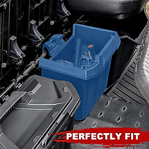 SAUTVS Under Seat Storage Box for Defender, Center Underseat Storage Bin for Can Am Defender HD5 HD7 HD8 HD9 HD10 MAX 2016-2024 Accessories, Replace #715003446