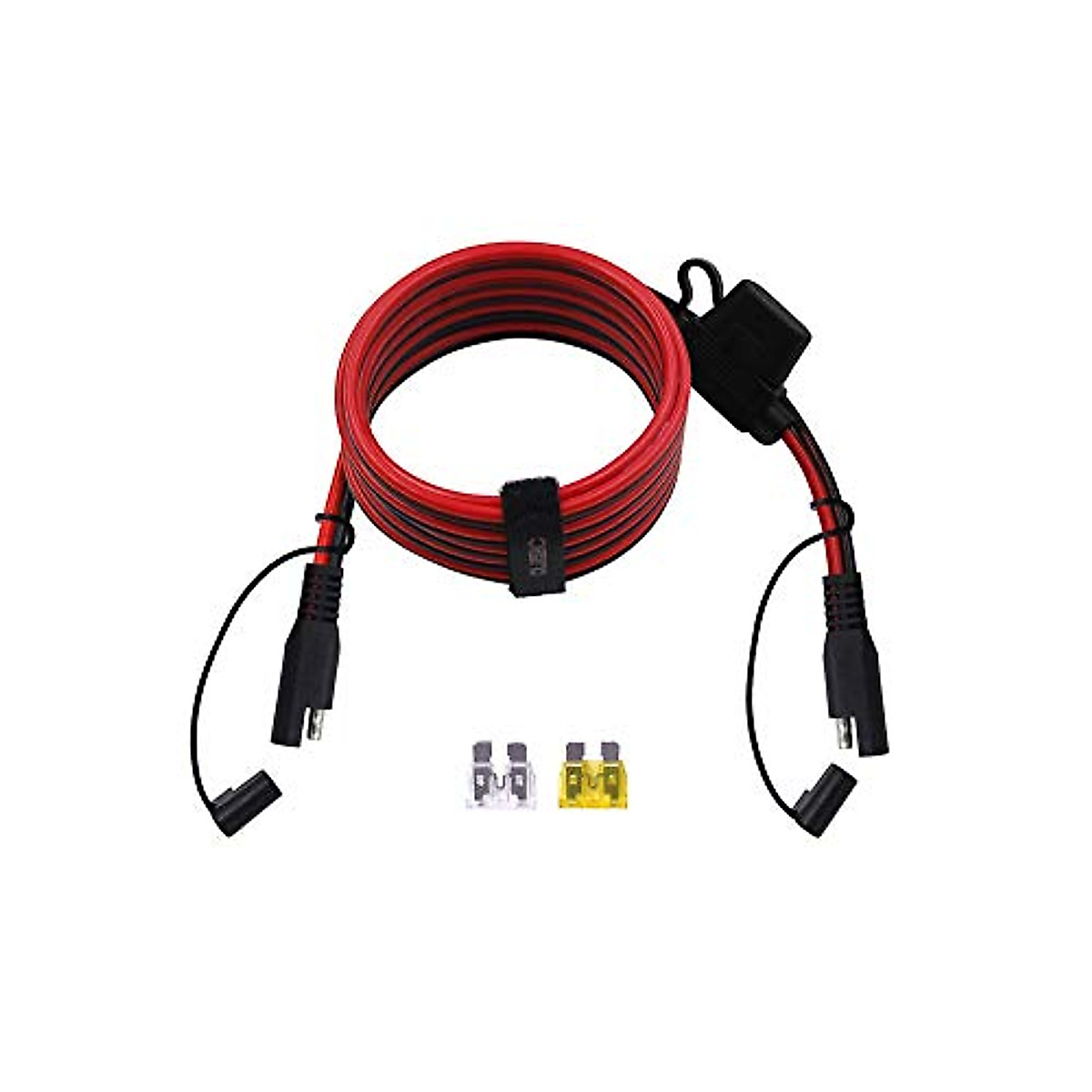 CUZEC 8FT/2.44m 14AWG SAE to SAE Extension Cable Quick Disconnect Wire Harness SAE Connector/SAE TO SAE Heavy Duty Extension Cable