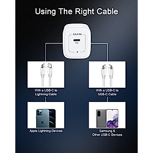 30w USB C Charger for Amazon New Kindle Fire HD 9-12th Gen Tablet, 2019/2020/2021/2022, Fire Paperwhite Kids Signature Edition, USBC Block 30 Watts + USB-C to USB-C Cable 6 feet (Not for Older Kindle)