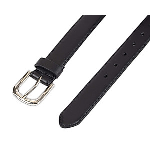 Amazon Essentials Women's Casual Skinny Jean Belt with Single Prong Buckle (Available in Plus Size), Black, Medium