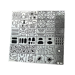 36Pcs Hobby Model Craft Tools Kit for Model Building Stainless Steel Drill Hole Maker Modeler Scribe Line Carving Auxiliary Ruler