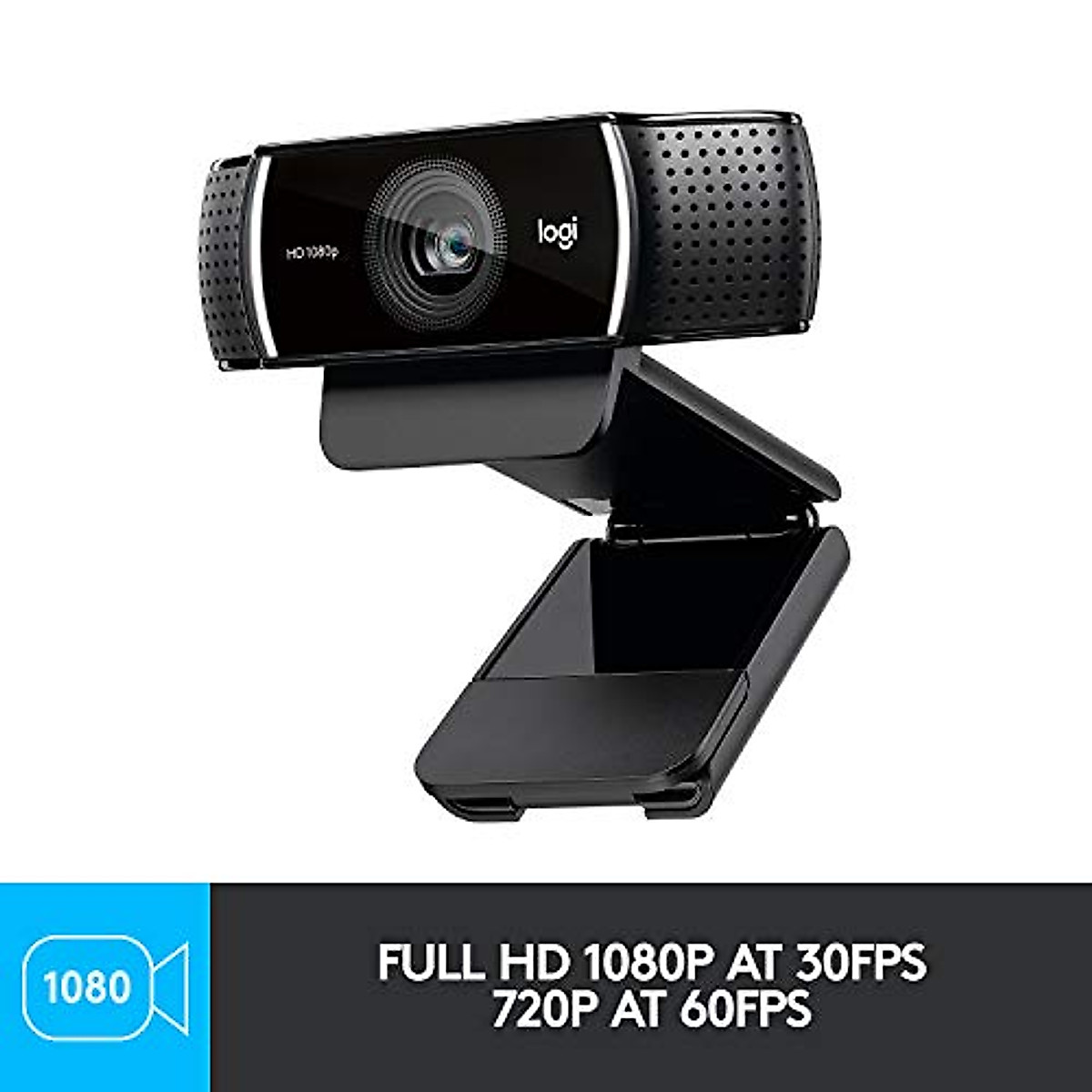 Logitech C922x Pro Stream Webcam – Full 1080p HD Camera
