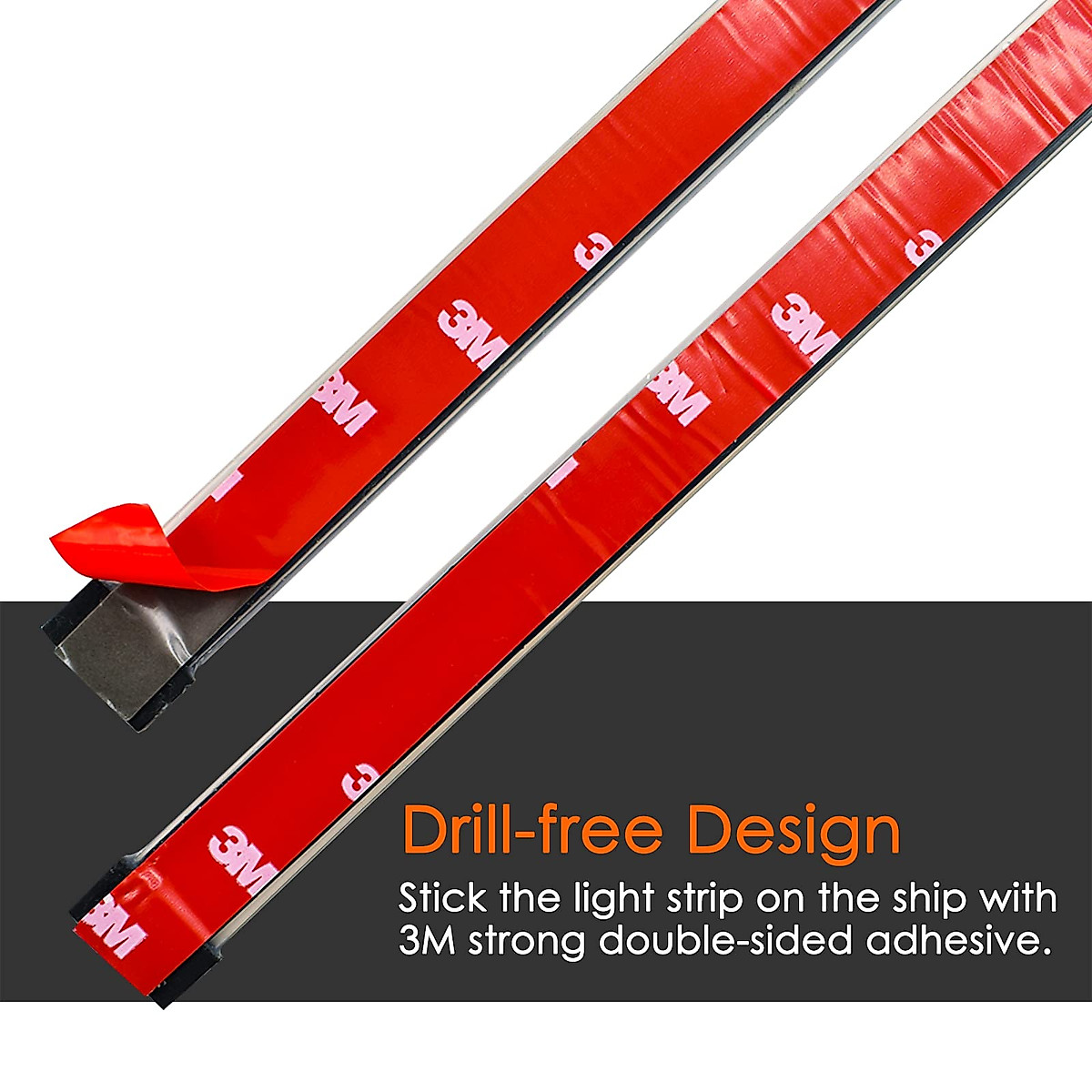 Acelane LED Boat Lights Navigation Light [84 LEDs Per Strip] Dual Row Marine Bow Light Sidelights 12V IP68 Waterproof for Pontoon Kayak Yacht Fishing Boat - 1 Pair, Red & Green