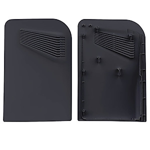 Disc Edition Face Plates with Cooling Vents Cover Skins Shell Panels for PS5 Console, Accessories for Playstation 5 Protective Shell Replacement Faceplate (Black)
