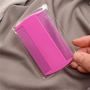 Yumflan Flea Comb, 5 Pack Double Sided Fine Tooth Comb, Pet Grooming Combs Dandruff Removal Combs for Cats Dogs Puppy