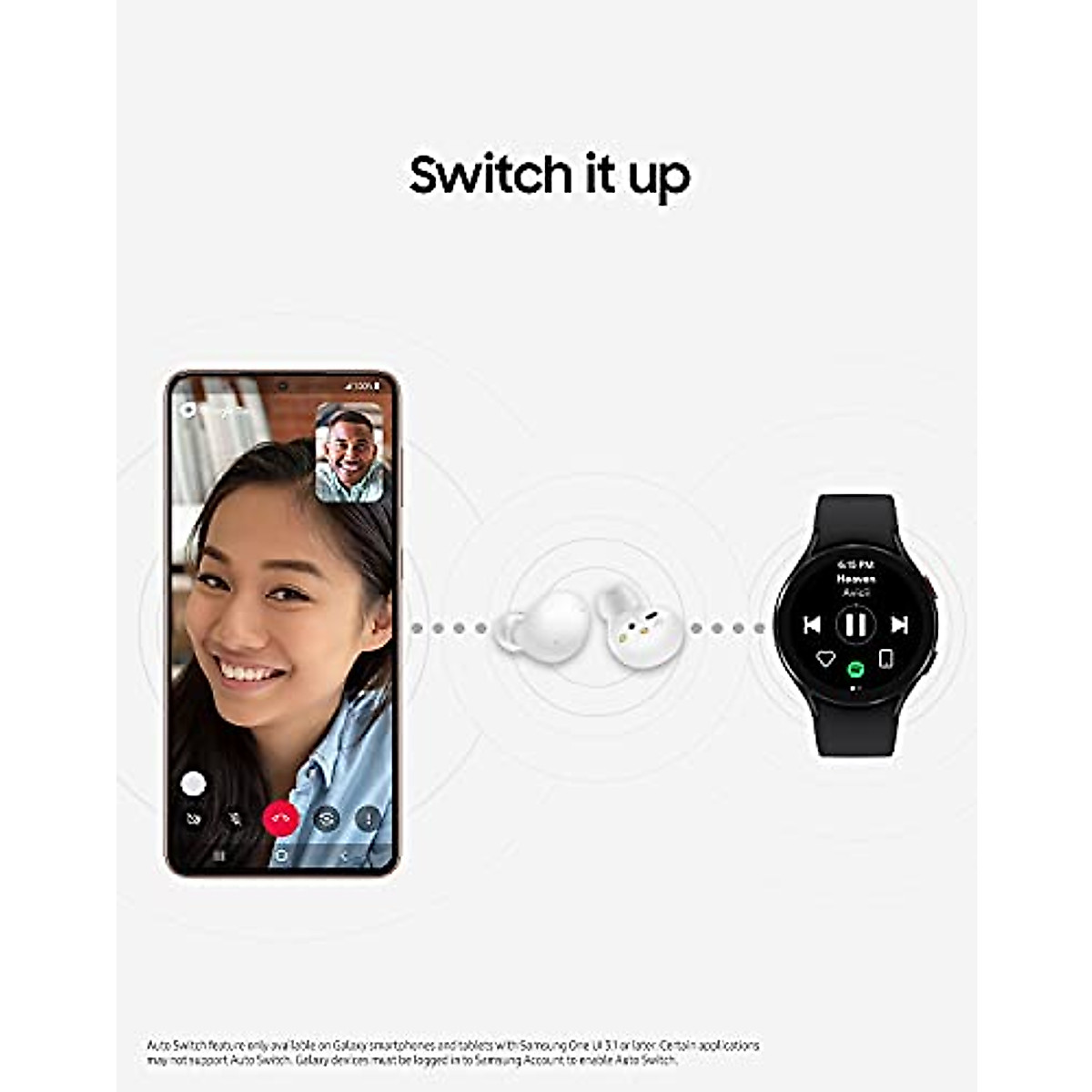 Samsung Galaxy Buds 2 True Wireless Noise Cancelling Bluetooth Earbuds - White (Renewed)