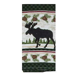 Kay Dee Designs Woodland Moose Terry Kitchen Towel, 16" x 26", Various