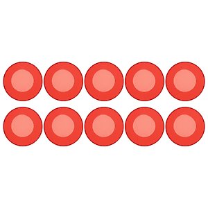 Baluue 10pcs Spare Parts Replacement Parts Silicone Cover for Accessories Kit Red