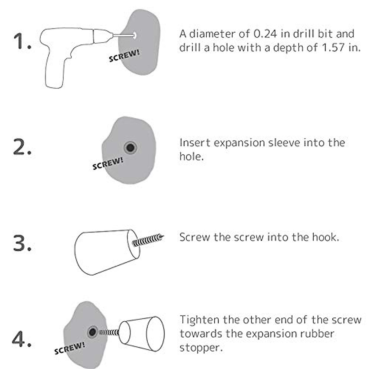 WINGOFFLY 3PCS Decorative Wooden Wall Mounted Hanging Coat Hat Hooks Modern Colorful Clothes Hanger Handemade Craft Rack(Nature& Red& Yellow)