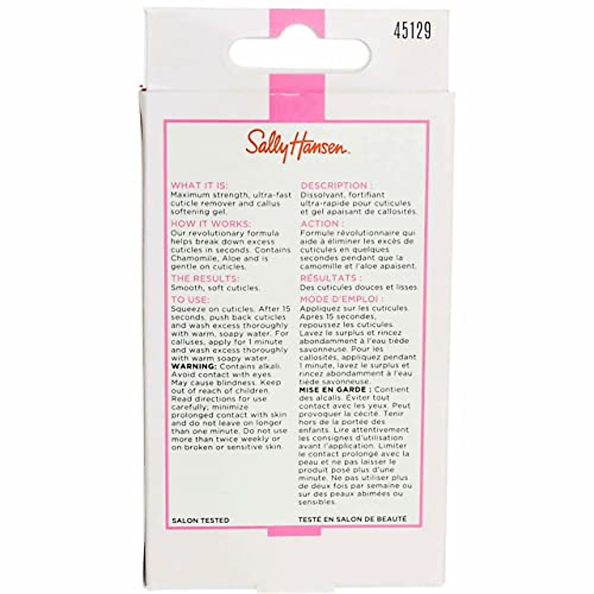 Sally Hansen Instant Cuticle Remover 1 Ounce (29.5ml) (2 Pack)