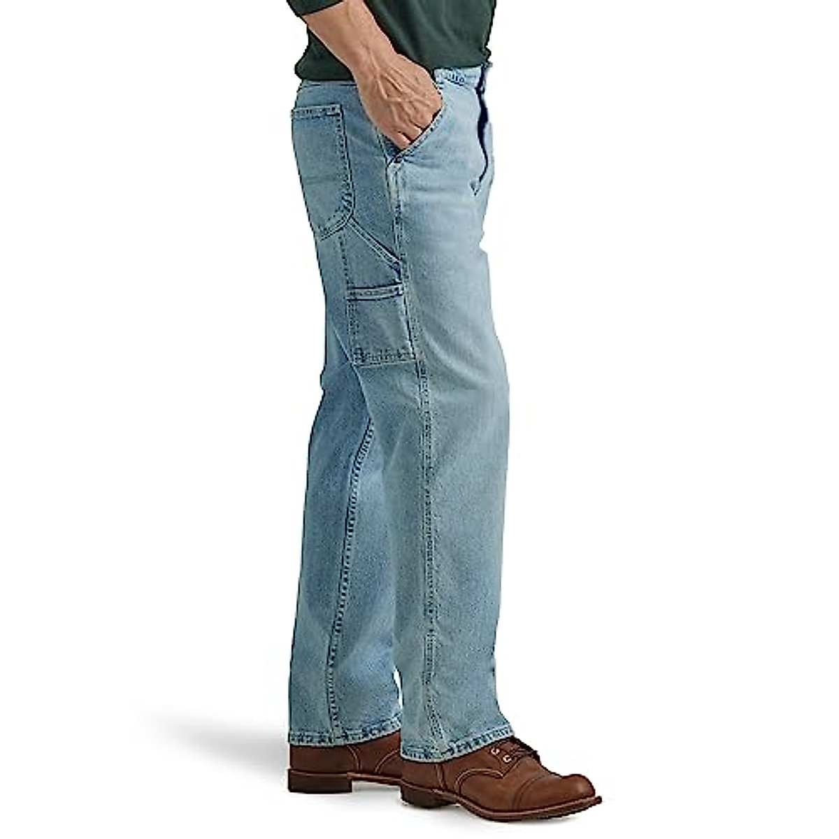 Lee Men's Legendary Workwear Carpenter Jean, Union Fade, 36W x 30L