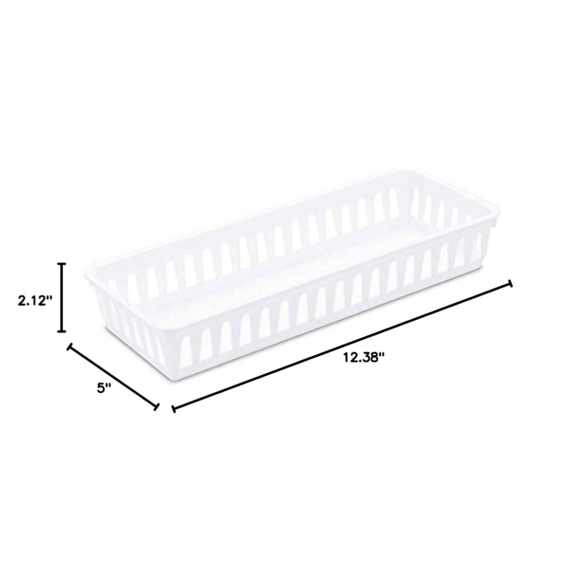 Sterilite 16078024 Slim Storage Tray