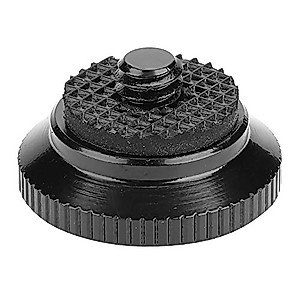 Quick Release Plate Mini Aluminium Alloy Round Quick Release Plate Ultralight Quick Release Plate for Manfrotto Compact Action Tripod (Rojo)