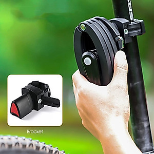 Bicycle Locks Heavy Duty Anti Theft Bike Lock Foldable Bike Lock Anti-Theft Road Bicycle Password Lock Scooter E-Bike Chain Lock Cycling Accessories