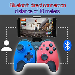 Wireless Game Joystick Controller, YILIKANG 2.4GHZ Gaming Joystick Controller Gamepad Remote Compatible with Android IOS Phones and Tablets, PS3, PC Windows XP/7/8/10
