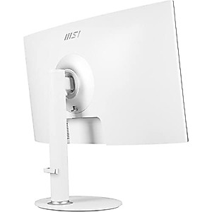 MSI Modern MD271CPW, 27", 1920 x 1080 (FHD), Curved VA, 75Hz, TUV Certified Eyesight Protection, 4ms, HDMI, Displayport, USB C, Tilt, Swivel, Height Adjustable, Pivot