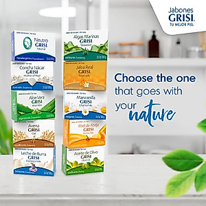 Grisi Neutral Shower Gel, Cleansing Shower Gel, Hypoallergenic, Sensitive Skin, Smother Skin, 2-Pack of 15.2 FL Oz, Bottles.