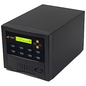 Acumen Disc 1 to 7 USB Duplicator - Multiple Standard-A Flash Memory Card Copier & Sanitizer (DOD Compliant) System - 2.0/3.0 Digital Key Dongle/Thumb Drive Media Mass Storage