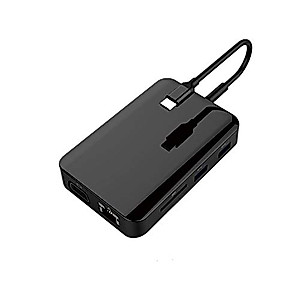 High-Speed 9 In 1 Multi-port USB C Dual HDMI Adapter With Ethernet Port 2 USB 3.0 Ports 1080P VGA PD Charging 3.5mm Audio Support SD Card Reader Compatible For Flash Drive Laptops And More USB Hub Ada