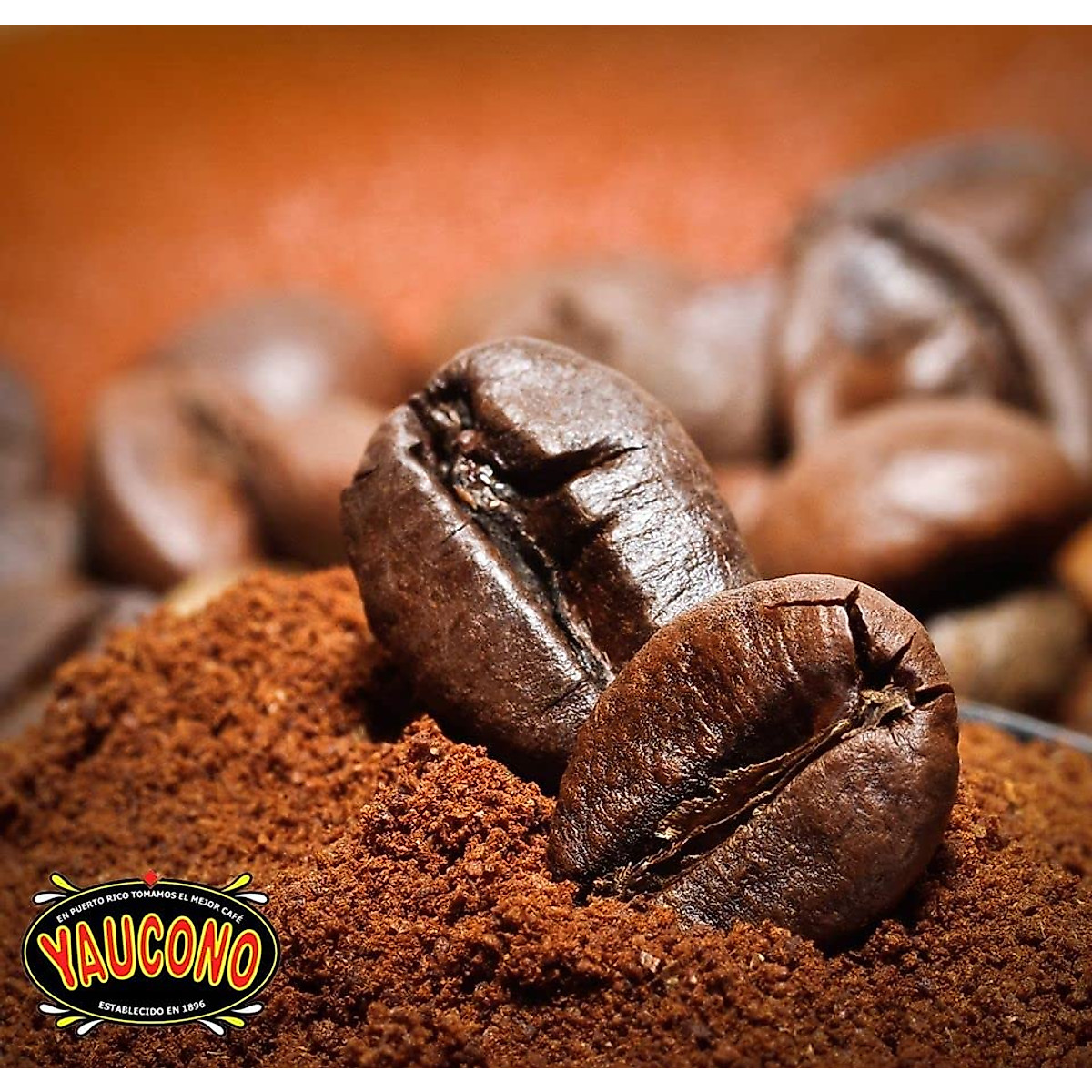 Yaucono, Cafe Crema, and Cafe Rico Ground Coffee from Puerto Rico Variety, 14 Ounce (Pack of 3)