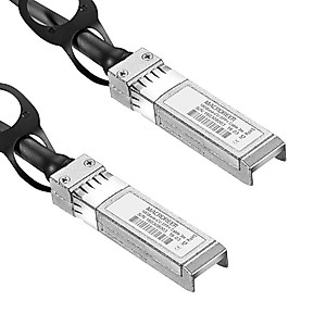 10GbE SFP+ DAC Copper Cable, 10GBASE-CU Gigabit Ethernet Direct Attach Twinax Cable for for HP J9283B Aruba ProCurve, 3-Meter Passive Low Power Passive Mini GBIC Transceiver Module DAC Cables