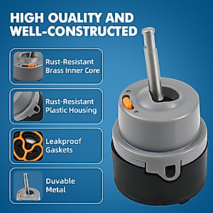 RP50587 Cartridge Compatible with Delta DST Single Handle, Replacement for Kitchen & lavatory Single Handle Faucet Valve