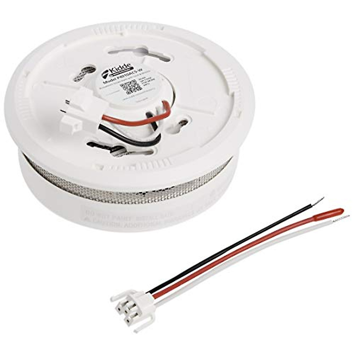 Kidde Wireless Smoke Detector, 10-Year Battery, Voice Alerts, Photoelectric Sensor Wire-Free Smoke Alarm