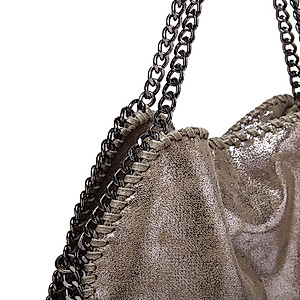 Ladies Handbag Women Faux Leather Crossbody Shoulder Bag Fashion Chain Bag Large Hobo Bags for Women