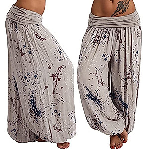 AopnHQ fold Over Yoga Pant Clothing for Women Women's White Capri Pants Pleated Trouser Womens Jean Capris for Summer Women Khaki Pants for Work Wide Leg Yoga Pants with Pocket