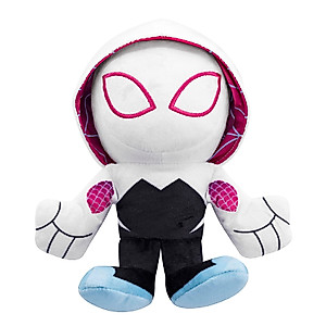 Bleacher Creatures Marvel Ghost Spider (Spider-Gwen) 8" Kuricha Sitting Plush- Soft Chibi Inspired Toy