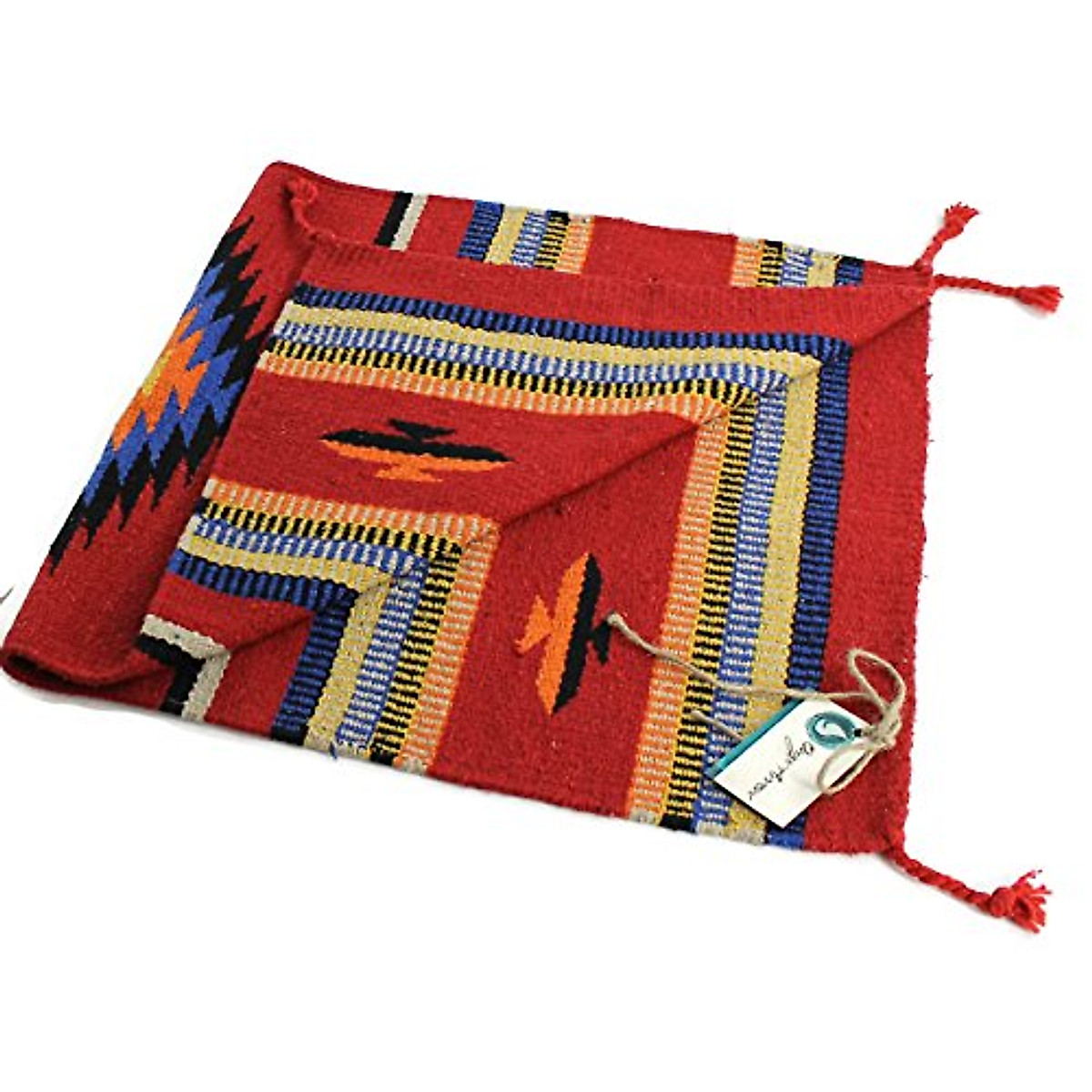 Onyx Arrow Southwest Décor Area Rug, 32 x 64 Inches, Center Diamond Red/Orange