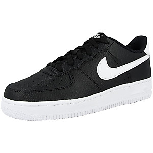 Nike Boy's Air Force 1 (Big Kid) Black/White 6.5 Big Kid M