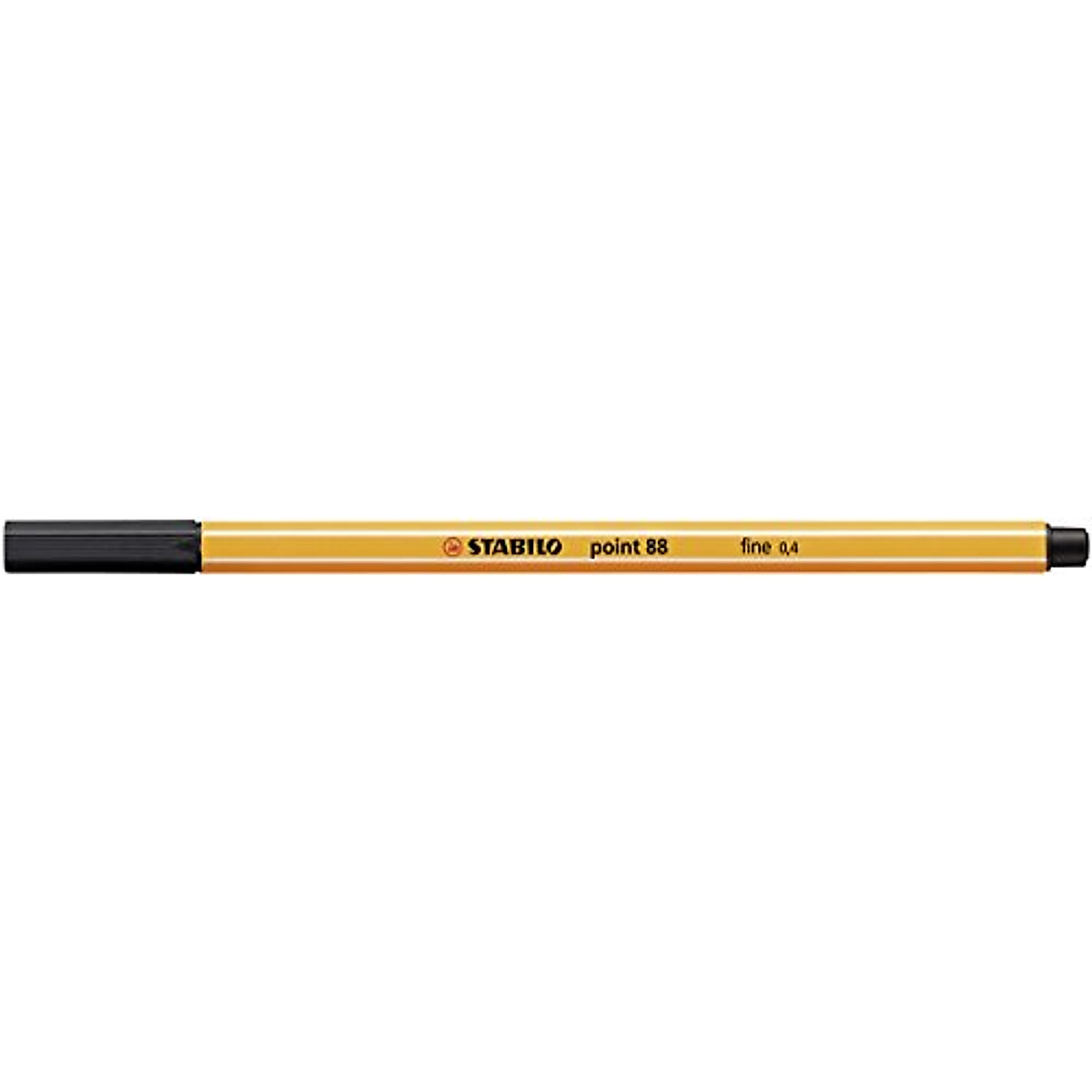 STABILO Point 88 Fineliner, Black, Wallet of 10