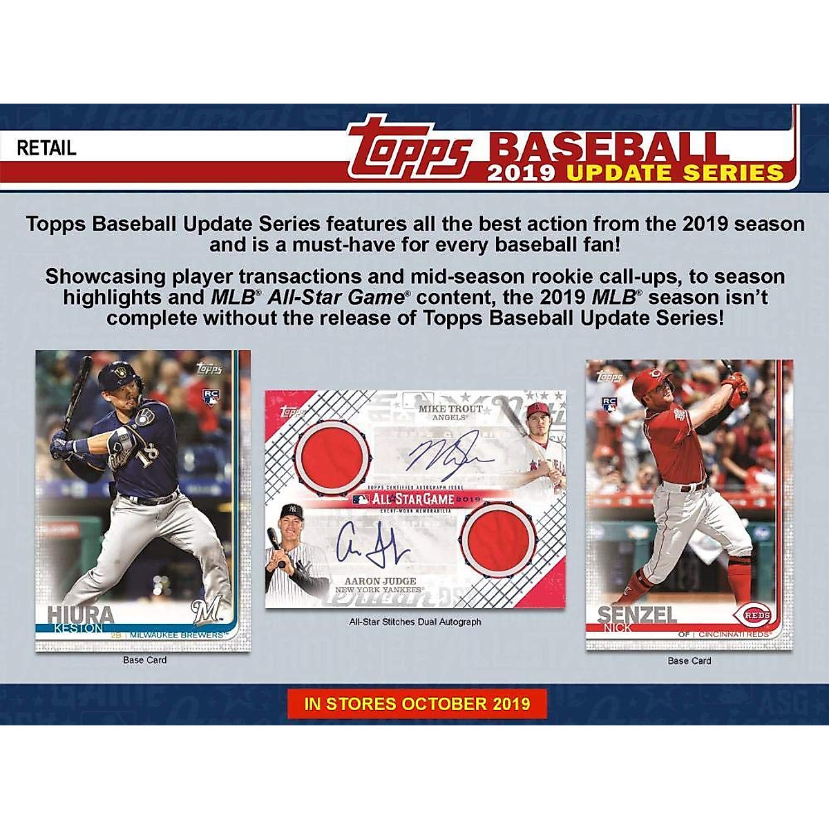 Update Baseball Retail Box (24 Packs/16 Cards: 1 Perennial All Stars Insert) L8