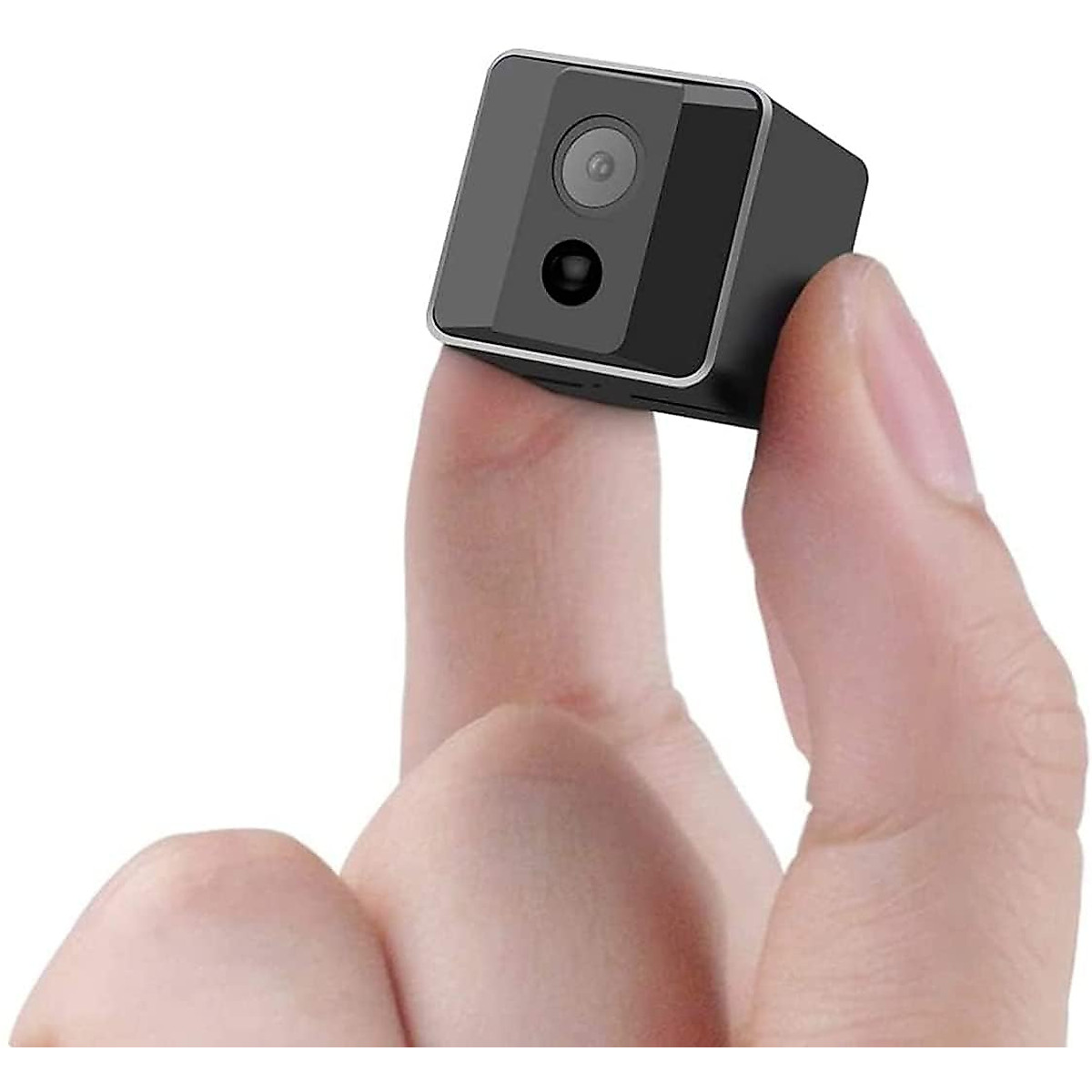 braosusner Wireless Mini Camera HD 1080P Portable Small Nanny Cam with Night Vision,Body Cam Surveillance Cameras for Home Security Indoor/Outdoor No WiFi Need No Audio